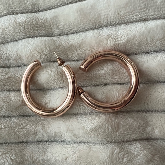 Jewelry | Rose Gold Hoops | Poshmark